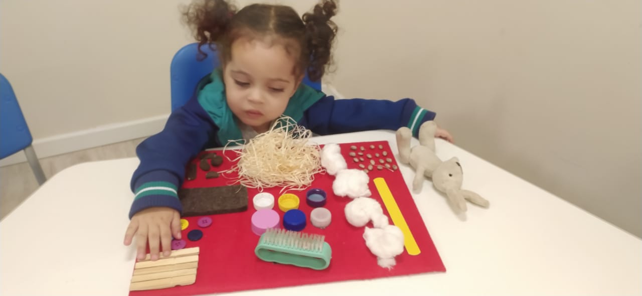 Conhecendo as texturas – Infantil 2 | Colégio Palavra Viva